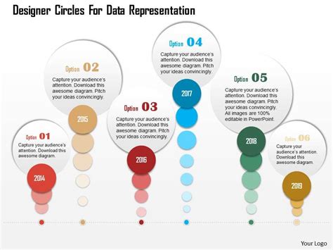 0115 Designer Circles For Data Representation Powerpoint Template
