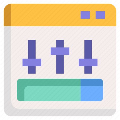 Customize Website Equalizer Coding Programming Icon Download On