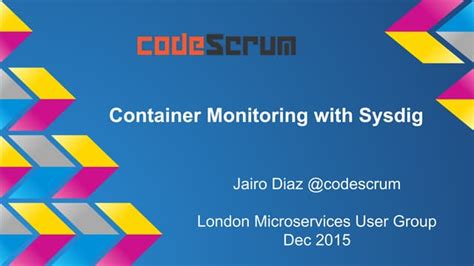 Container Monitoring With Sysdig Pdf Computing Technology And Computing