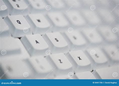 Computer Keyboard Selective Focus Stock Photo Image Of Computer White