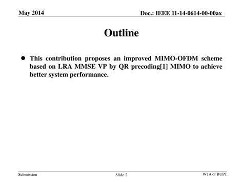 Ppt Joint Coding And Modulation Diversity With Lra Mmse Vp By Qr Precoding Mimo Powerpoint
