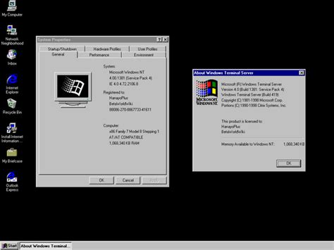 Windows NT 4 0 Terminal Server Edition 4 0 1381 32901 BetaWorld 百科