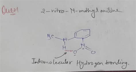 Solved Is Intramolecular Hydrogen Bond And Intermolecular
