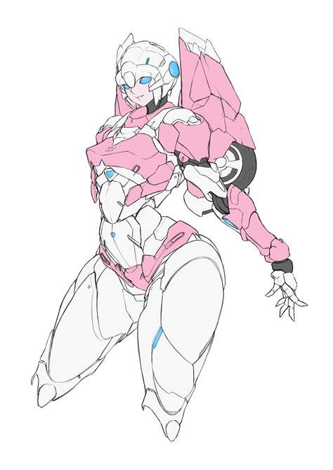 Arcee And Flame Toys Arcee Transformers And 1 More Drawn By