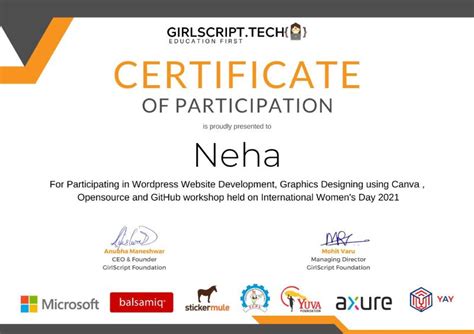neha k on linkedin girlscriptfoundation kudos microsoft yayeducation…