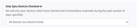 How To Adjust Your Connectwise Automate Sync Settings Lifecycle Manager