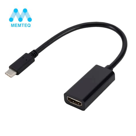 Aliexpress Com Buy Memteq Cm Usb Type C Usb Hdmi Cable Black Type C To Hdmi Hd Cable Usb