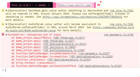 Help With Rmmv Syntax Error Rpg Maker Forums