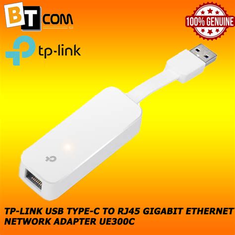 TP Link USB Type C To RJ45 Gigabit Ethernet Network Adapter UE300C Lazada