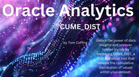 Tom Coffing On Linkedin Oracle Analytics Cumedist