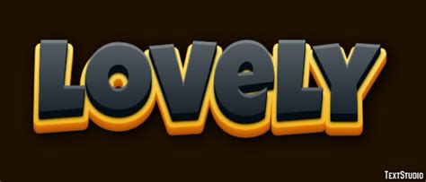 Lovely Text Effect And Logo Design Word