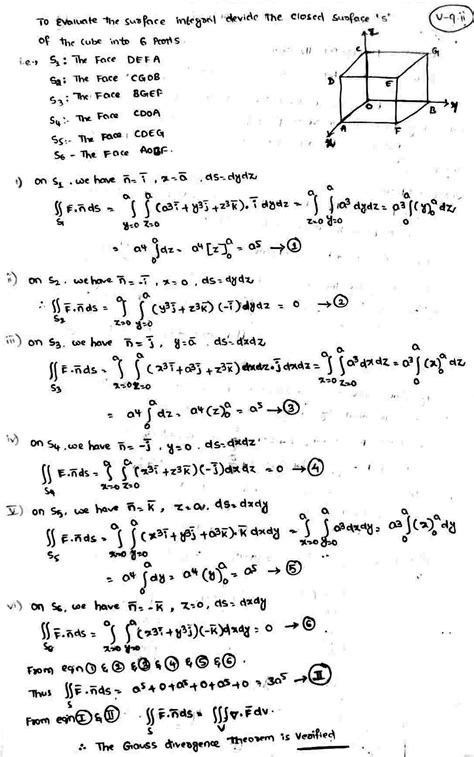 Vector Differential Calculus Gauss Divergence Greens Stokes Theorems