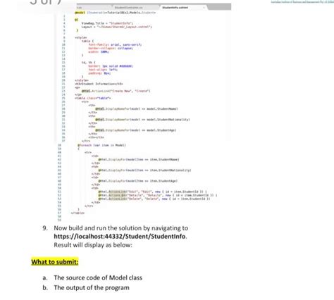 Solved Exercise 2 Create Aspnet Mvc Application 1 Start