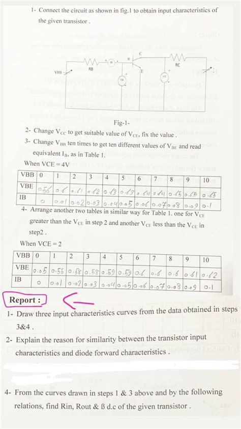 Solved 1 Connect The Circuit As Shown In Fig 1 To Obtain Chegg Com