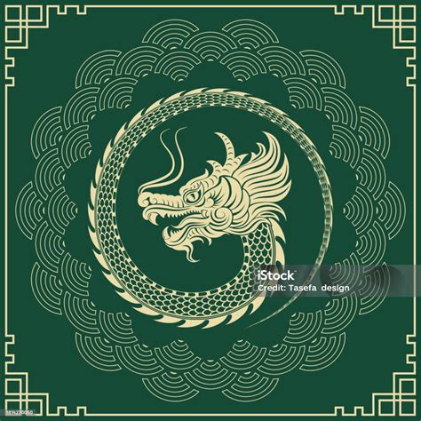 2024년 새해 복 많이 받으세요 조디악 표지판 용의 해 흰색 배경에 녹색 종이 컷 예술과 공예 스타일 2024년에 대한 스톡 벡터 아트 및 기타 이미지 Istock