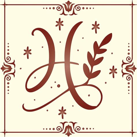 고급스러운 배경을 가진 멋진 모노그램 로고 디자인 템플릿 프리미엄 벡터