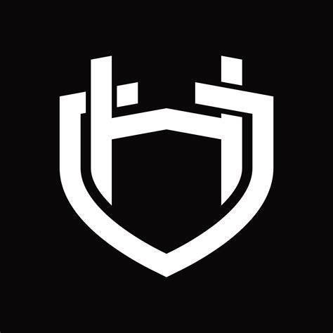 Hv Logo Monogram Vintage Design Template 16805240 Vector Art At Vecteezy