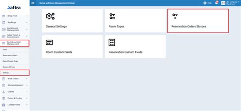 Reservation Order Status For Rental Units Daftra Knowledge Base