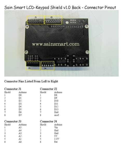 Lcd Keypad Shield Datasheet Pdf Science Electrónica