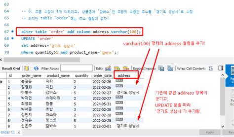 Mysql 13 Update 구문과 조건절