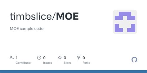 Github Timbslice Moe Moe Sample Code