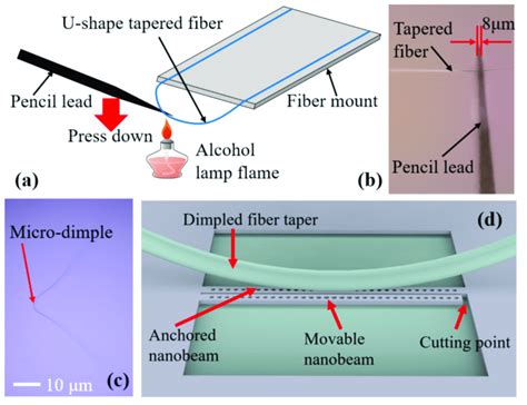 Dimpled Tapered Fiber Fabrication And Evanescent Coupling Method A Download Scientific