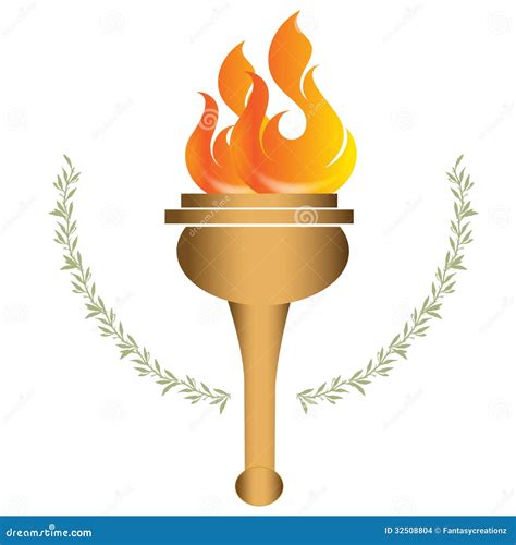 Imágenes Prediseñadas De La Antorcha Olímpica
