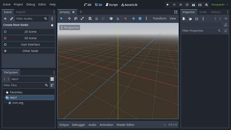 nodes and scenes — godot docs