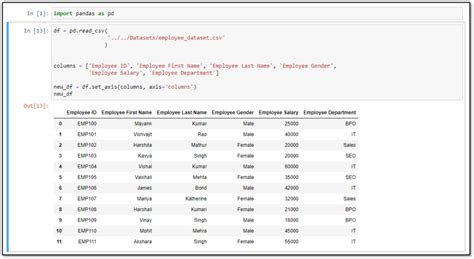 How To Rename Column Name In Pandas Dataframe
