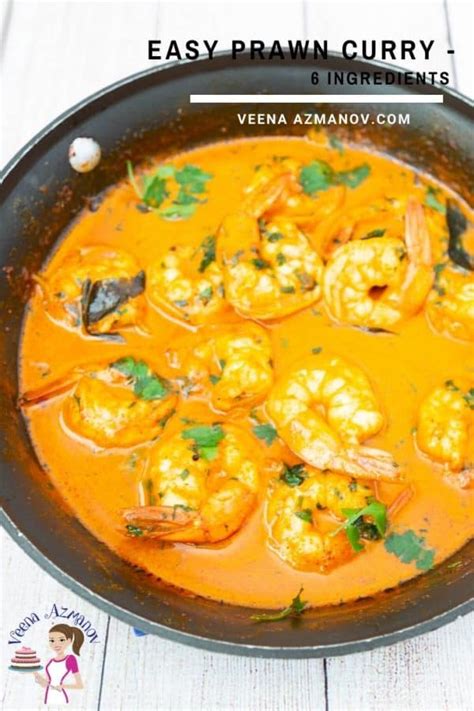 Easy Prawn Curry Veena Azmanov
