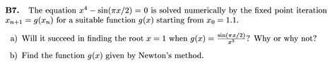 Roots Find Function G Given By Newtons Method Mathematics Stack