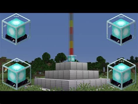 How To Easily Build A Beacon In Minecraft