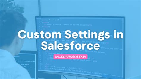 custom settings in salesforce