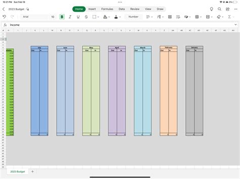 Excel Spreadsheet Budget Etsy
