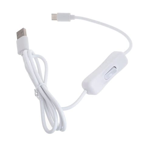Кабель для передачи данных Usb Type C с переключателем белый 1 5 метра купить с доставкой по