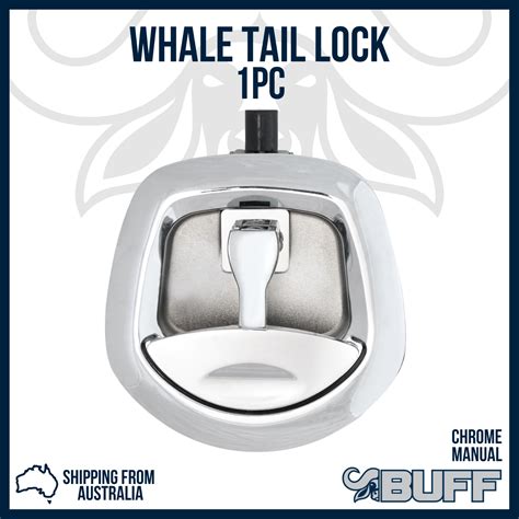 Chrome Whale Tail T Handle Compression Lock Manual Operation Single Polishup