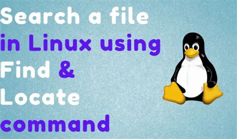 Search A File In Linux Using Find And Locate Command Linuxtechlab