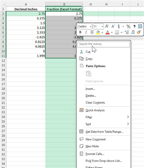 The Ultimate Guide To Convert Decimal To Fraction Inches In Excel Myexcelonline