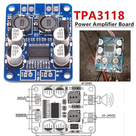 Jual SA Power TPA D W Mono HW TPA Digital Audio Amplifier Class D Shopee Indonesia