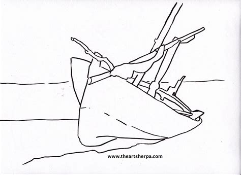 How To Draw A Boat Step By Step Drawing Tutorials Artofit
