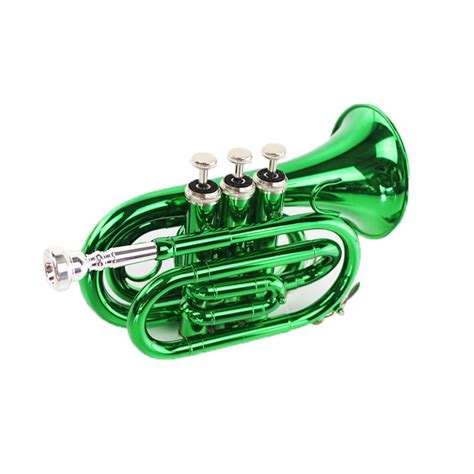 B 플랫 포켓 팜 트럼펫 악기 블랙 옻칠 골드 키 황동 초보자 악기 음악 악기 Bs14트럼펫 Aliexpress