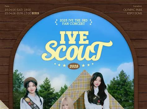 2025 Ive The 3rd Fan Concert Ive Scout Poster Kpopping