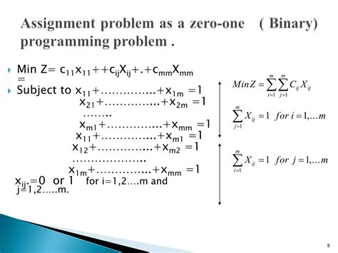 Assignment Model Ppt