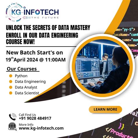 dataengineering dataanalysis datascientist bigdata machinelearning… kg infotech the future