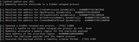 Github Gavzjektor A Windows User Mode Shellcode Execution Tool That Demonstrates Various