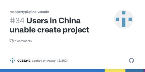 Users In China Unable Create Project · Issue 34 · Raspberrypipico