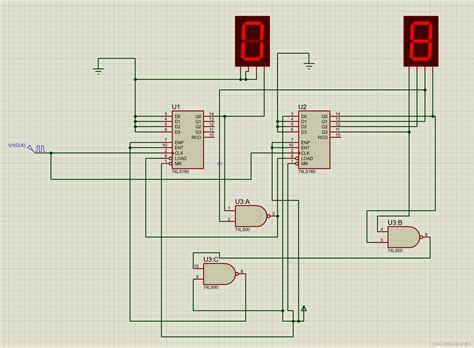 Cumt矿大 电路与数字系统实验二 计数、译码显示电路设计用74ls160设计60进制计数器 Csdn博客
