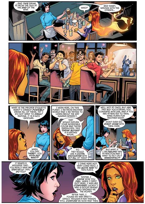 Starfire Learns Human Mating Rituals Starfire Marvel Vs Dc Marvel Vs