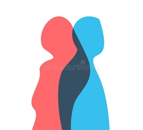 Love Relationship Man Woman Silhouette Together Couple Close Up