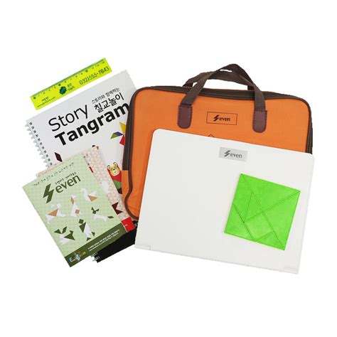 홈쇼핑 방송상품 에듀쌤 세븐 자석 칠교놀이 교육퍼즐세트칠교new스토리텔링 학습가이드북카드북케이스가방공간나눔자 포함